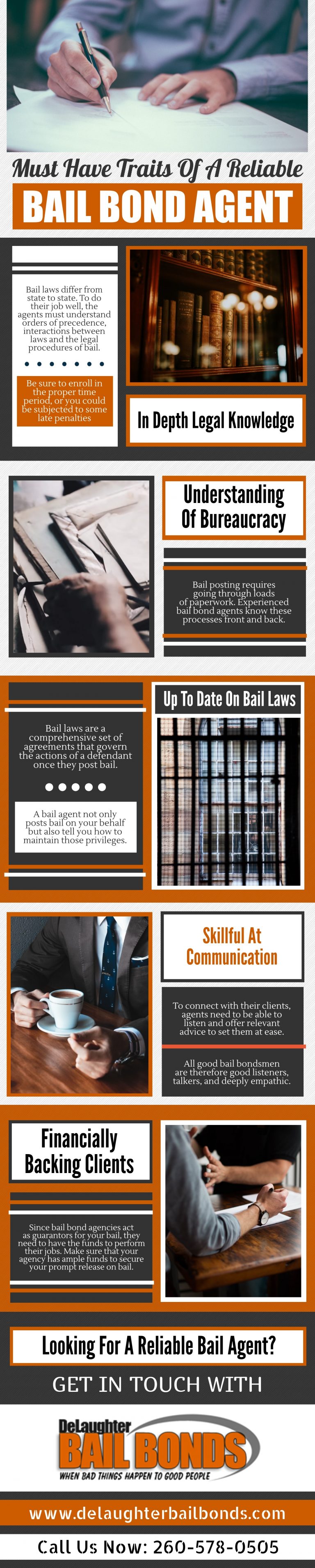 Must Have Traits Of A Reliable Bail Bond Agent - DeLaughter Bail Bonds